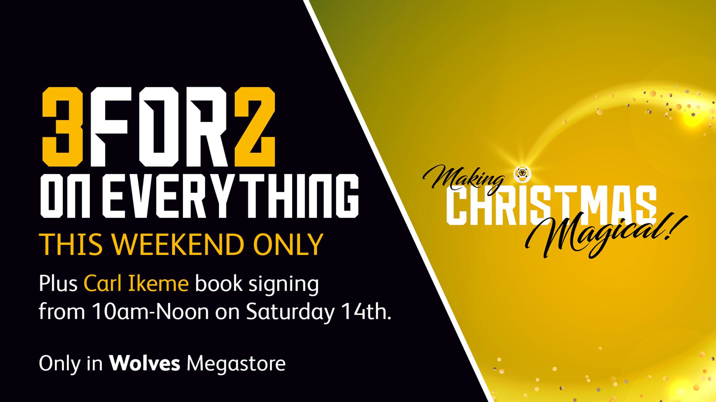 Wolves Megastore Christmas announcement | Club | News | Wolverhampton ...