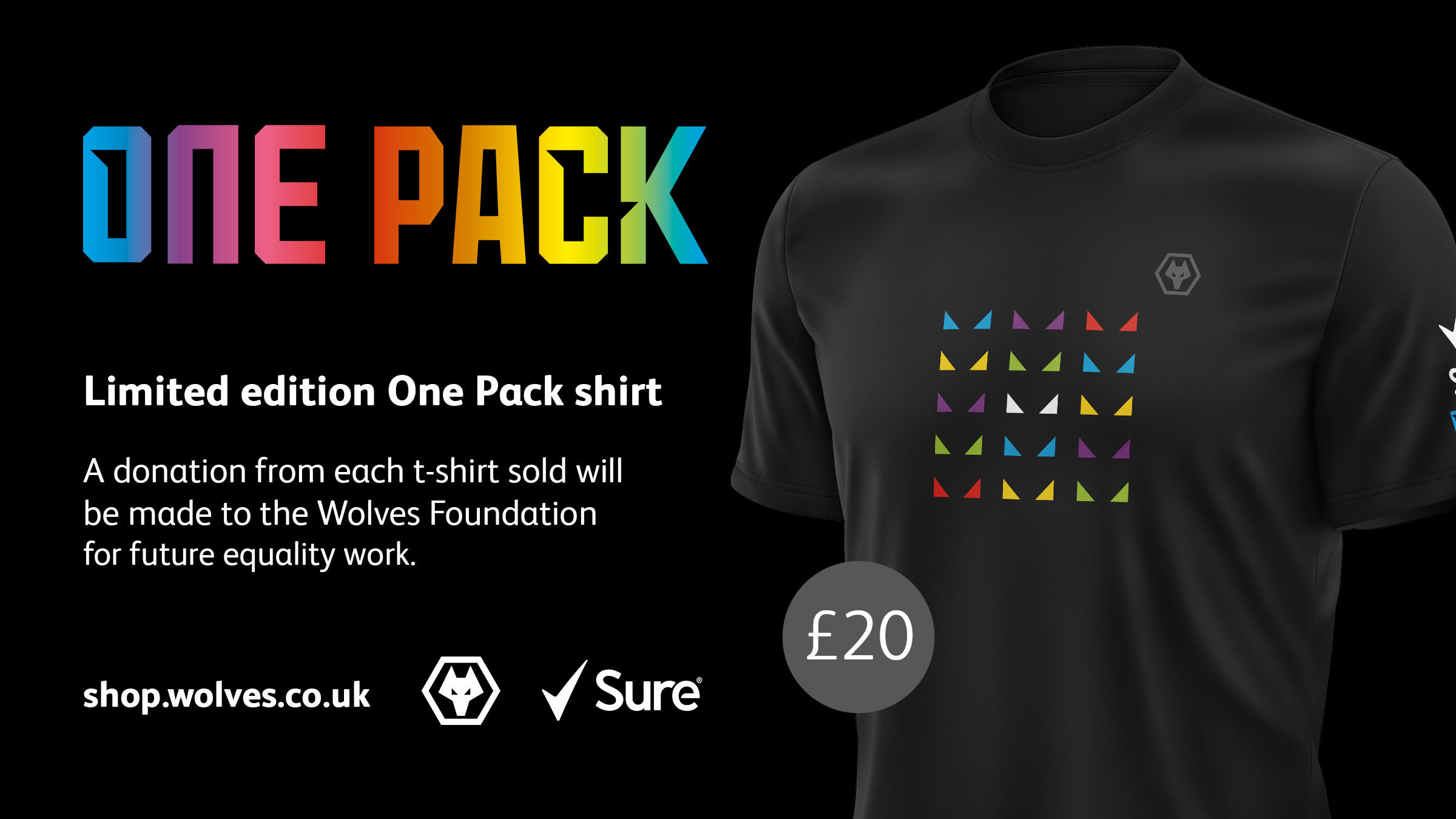 One Pack Week t-shirts on sale | Equality | News | Wolverhampton ...