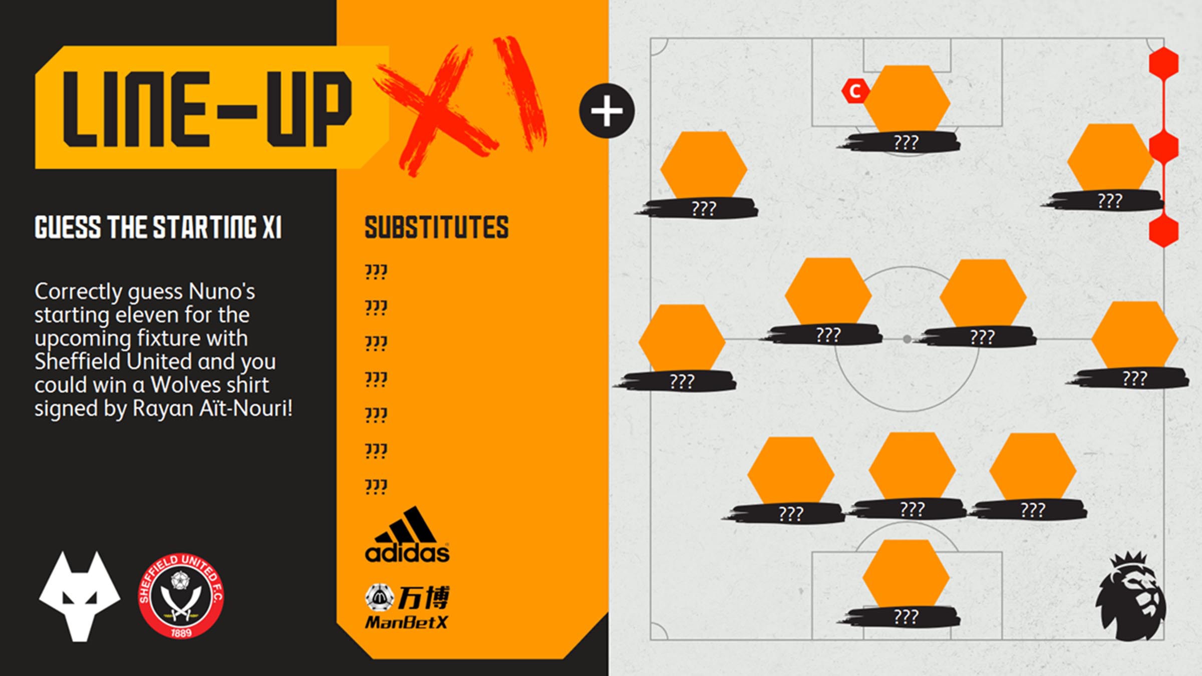Predict the line-up and win a signed Wolves shirt | Club | News ...