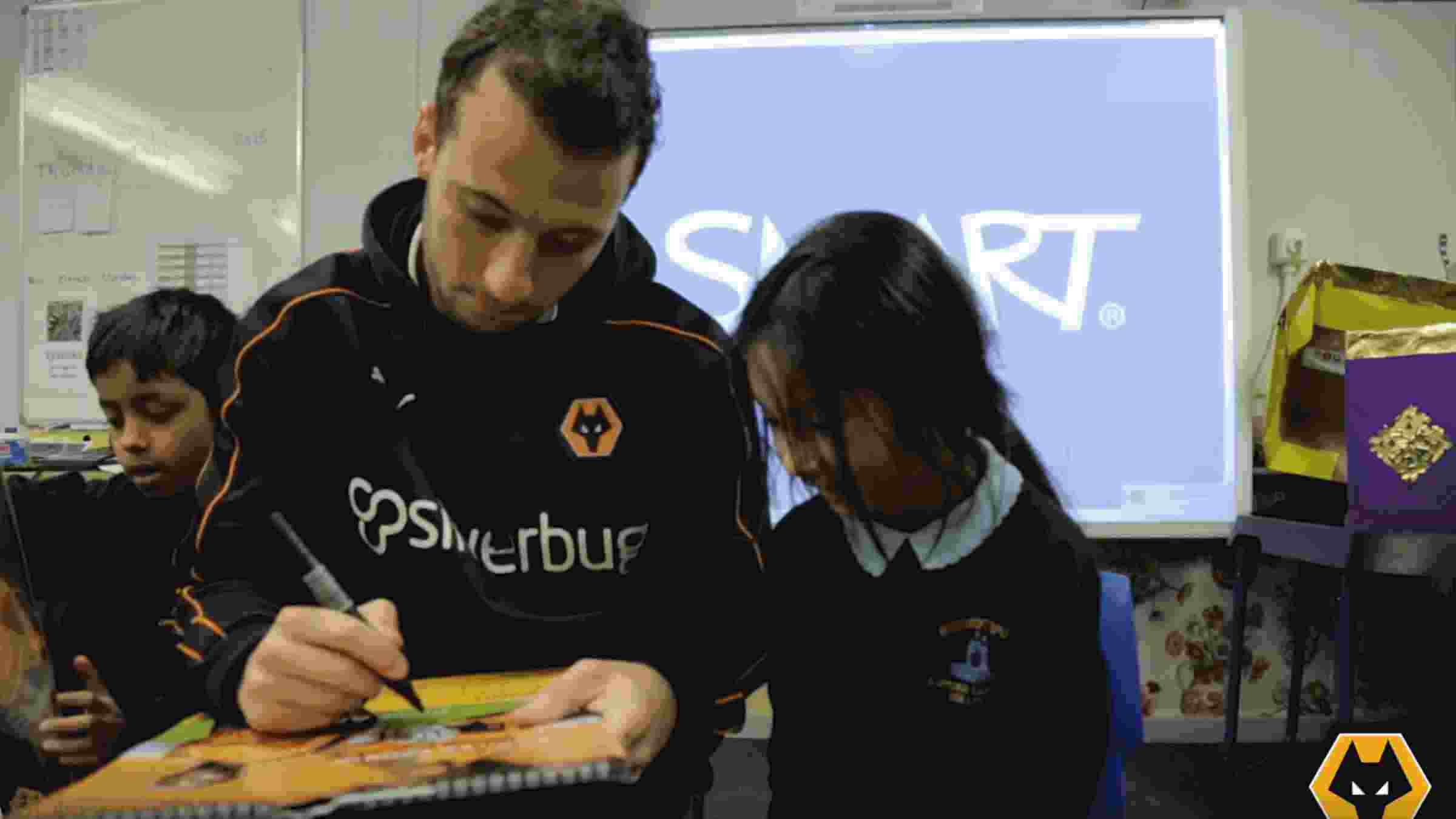 Wolves Wishes: Westcroft School Christmas Visit | Club | News ...
