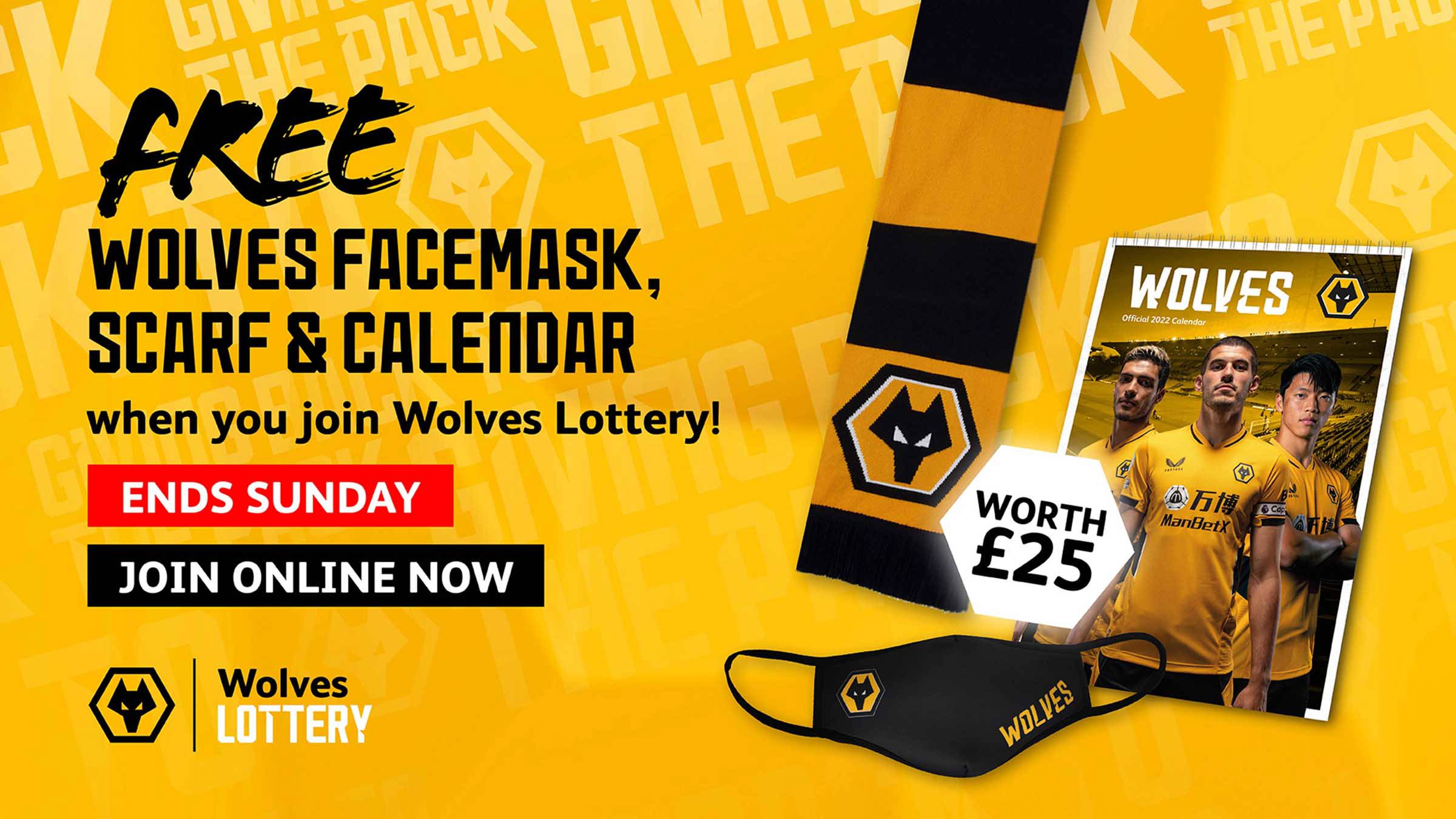 Winter bundle up for grabs with Wolves Lottery | Club | News ...