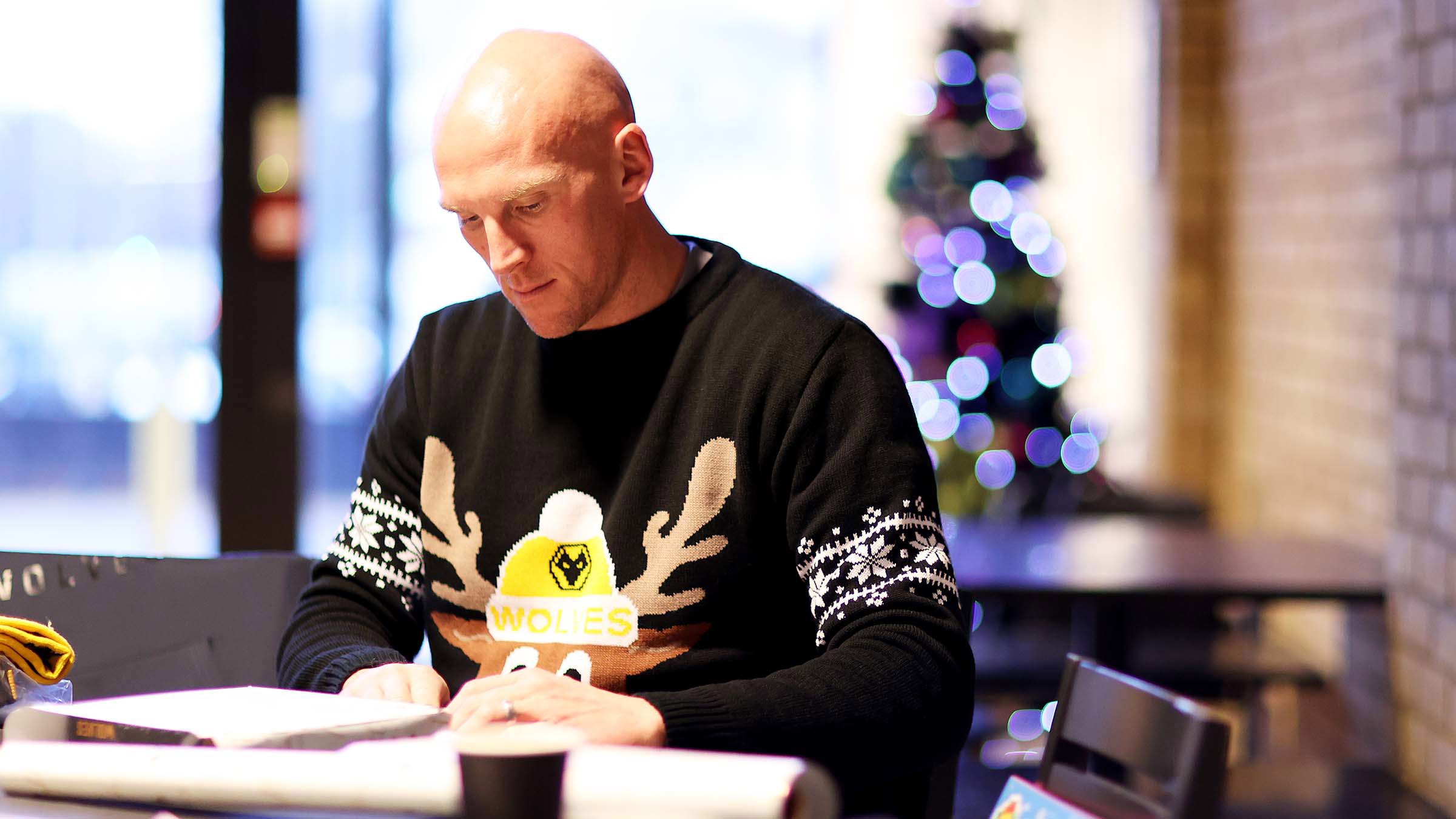 Gallery | Wolves players celebrating Christmas | Men's First-Team ...