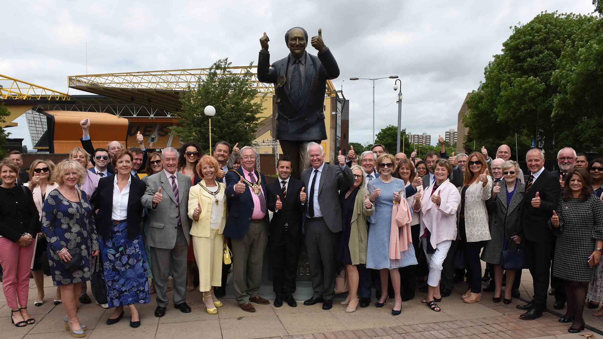 Sir Jack Statue In Pictures | Club | News | Wolverhampton Wanderers FC