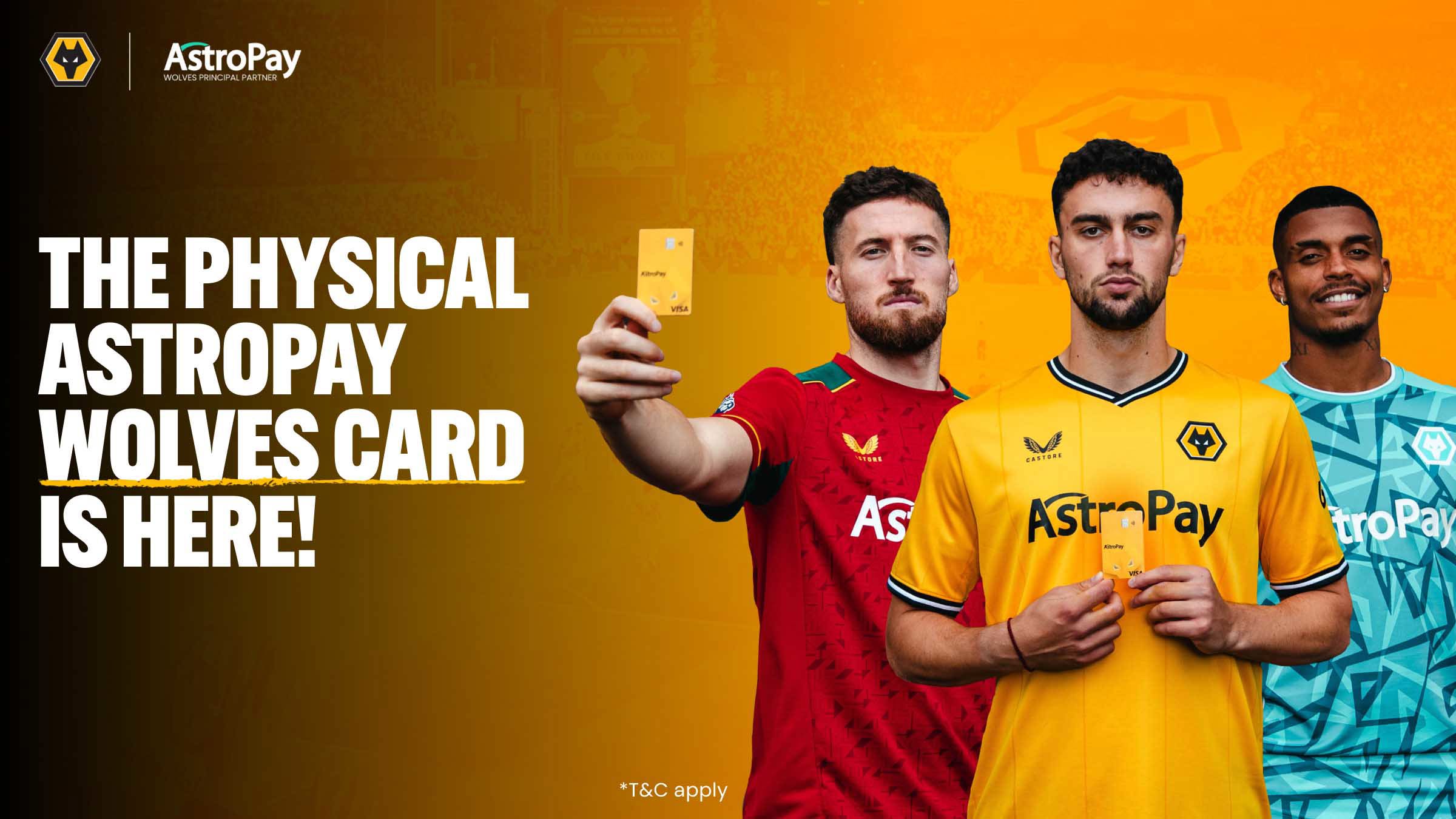 Win a signed shirt with AstroPay | Club | News | Wolverhampton Wanderers FC