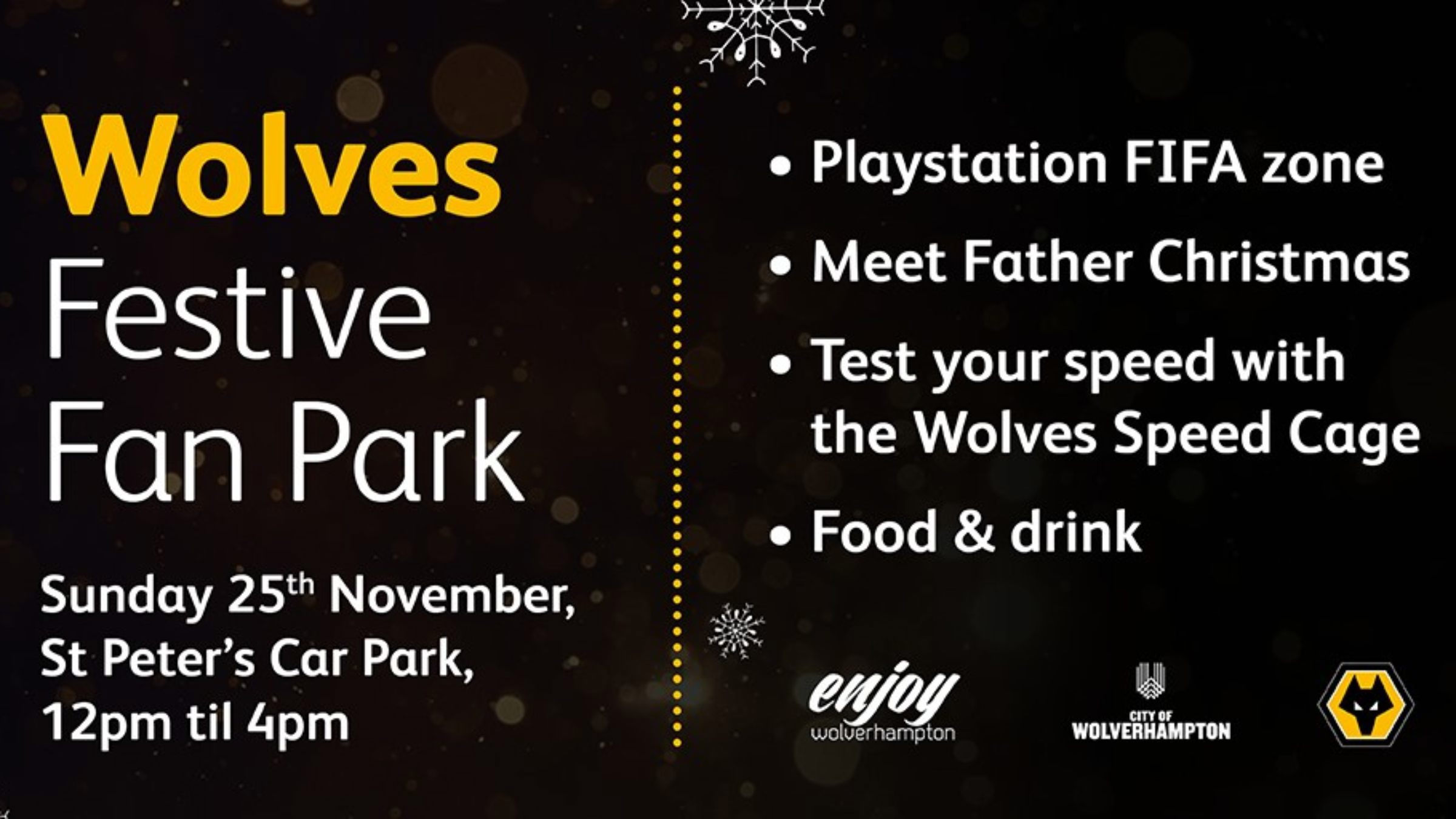 Free festive fan park for next Wolves game | Club | News ...