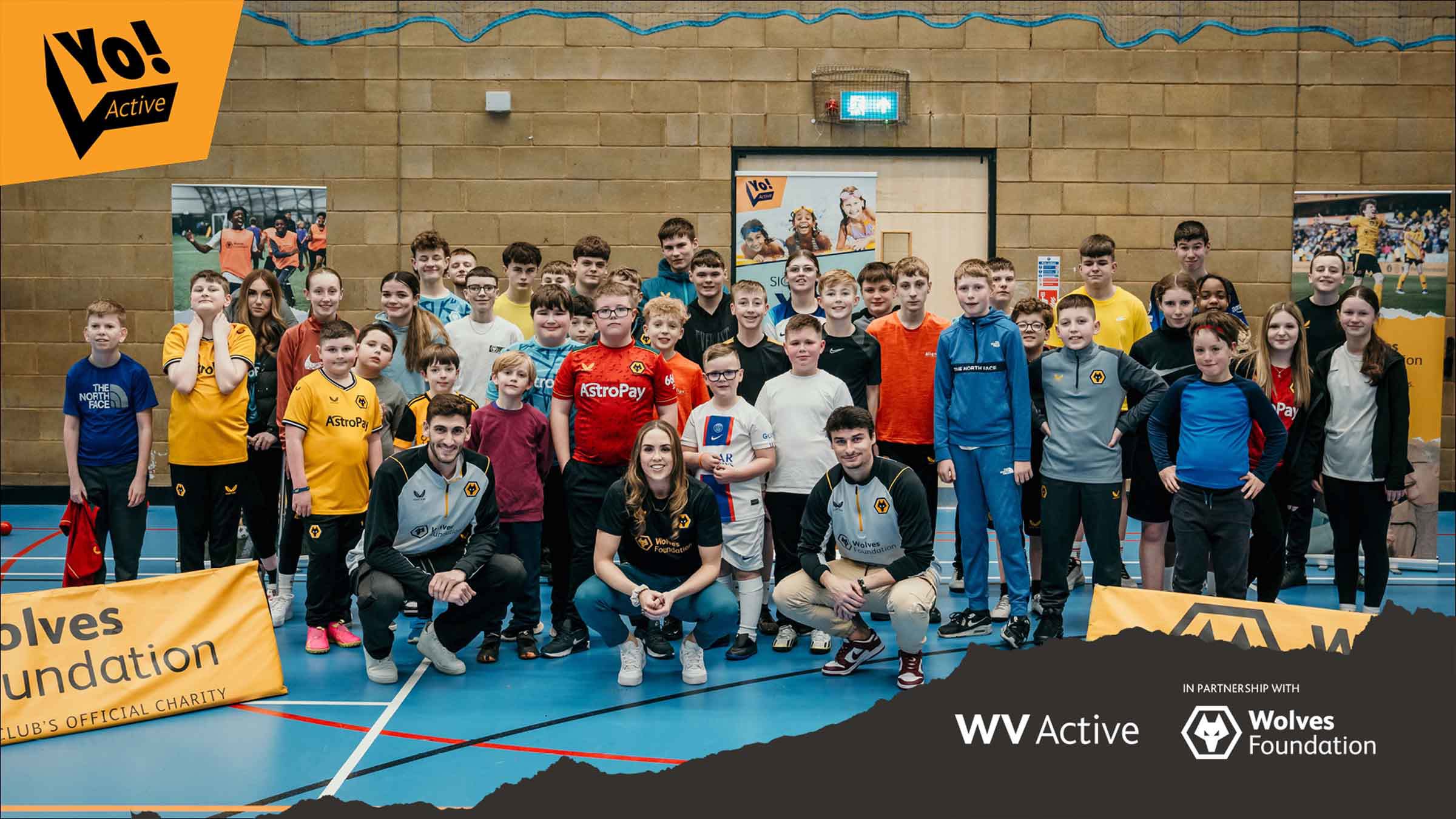 Wolves players get stuck in at Yo! Active | Foundation | News ...
