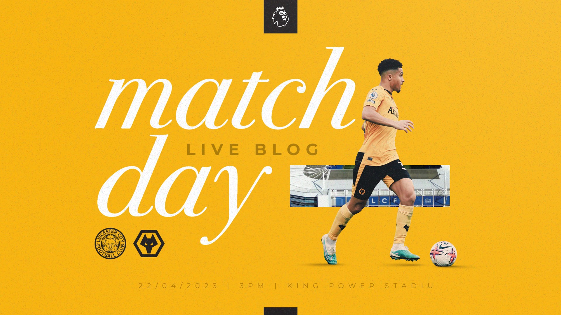 Matchday Blog | Leicester vs Wolves | Men's First-Team | News ...