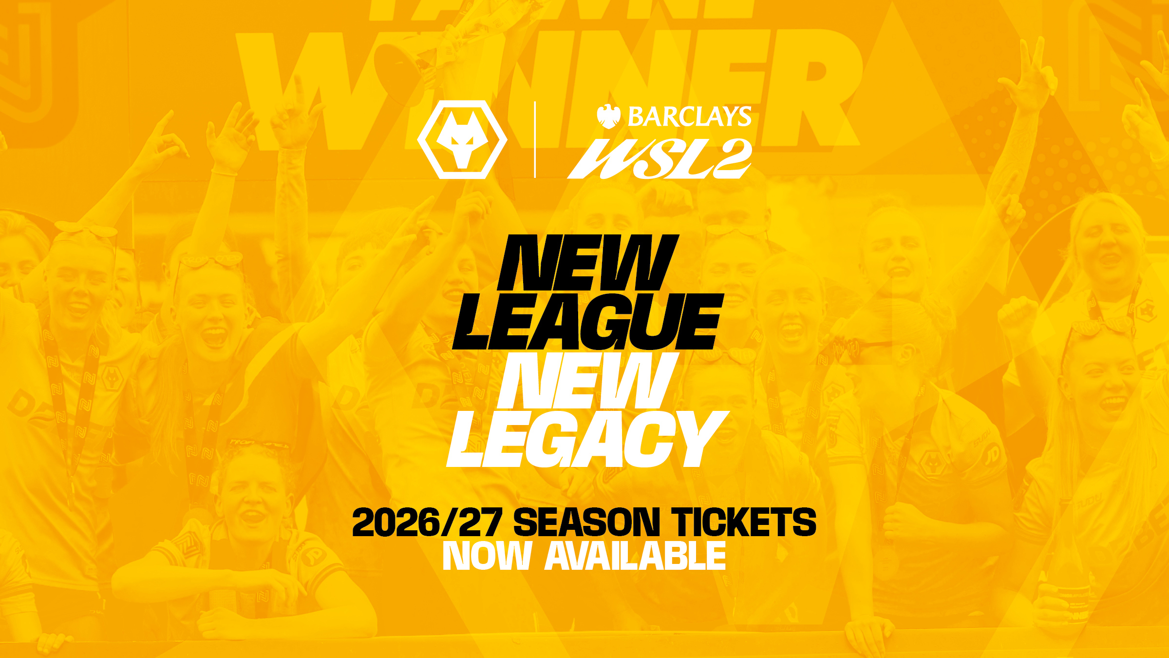 New League, New Legacy: Wolves Women Season Tickets | Women's First ...