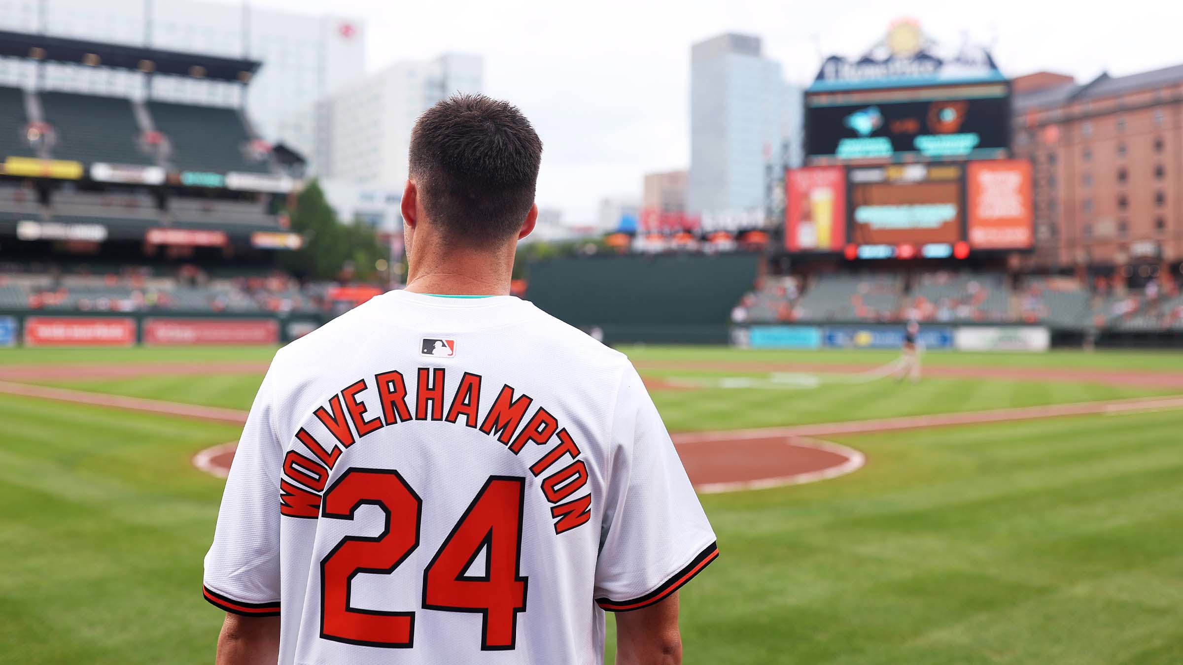 Wolves Stateside | Doherty throws the first pitch | Men's First-Team ...