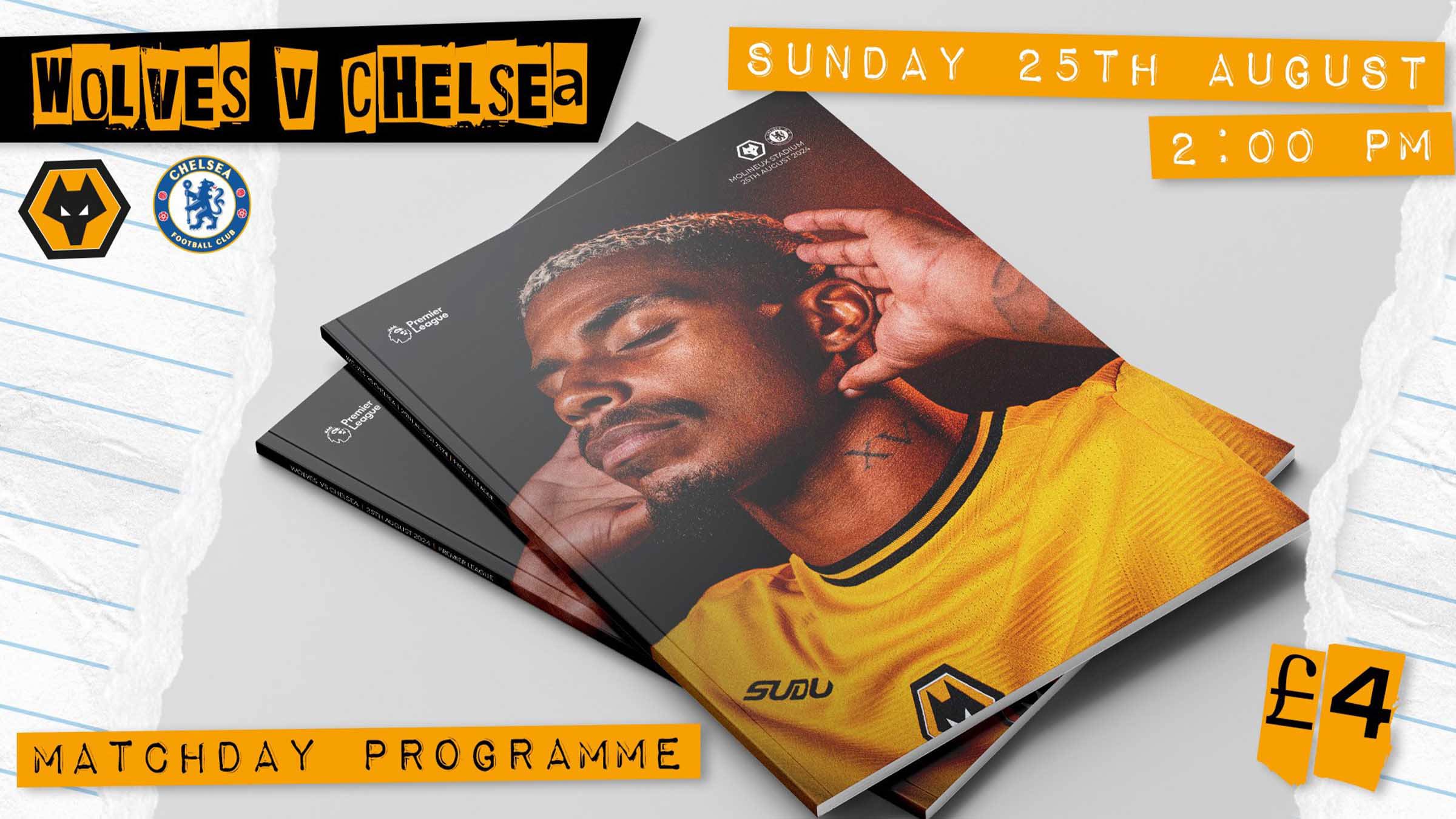 Buy a programme | Chelsea | Club | News | Wolverhampton Wanderers FC
