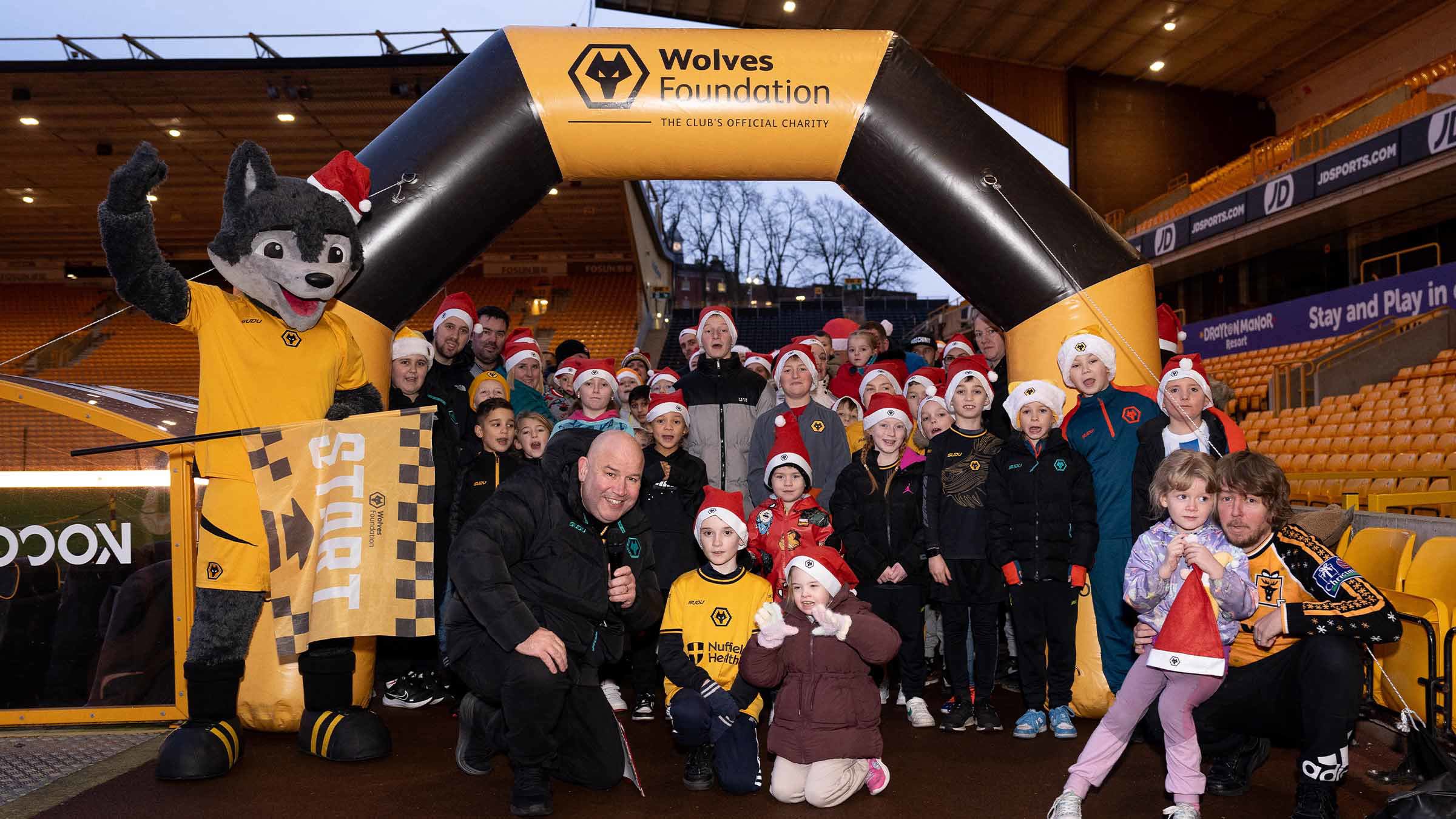 Festive fun with Wolves Foundation | Foundation | News | Wolverhampton ...